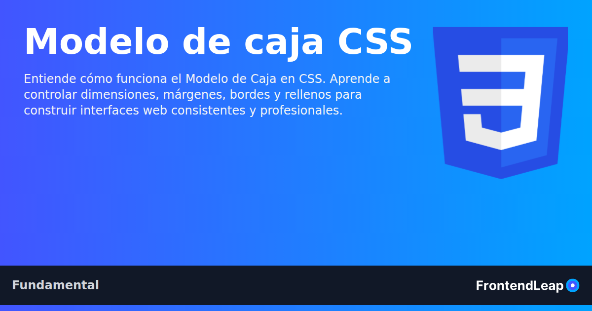 Modelo de caja CSS
