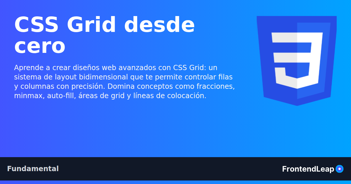 CSS Grid desde cero