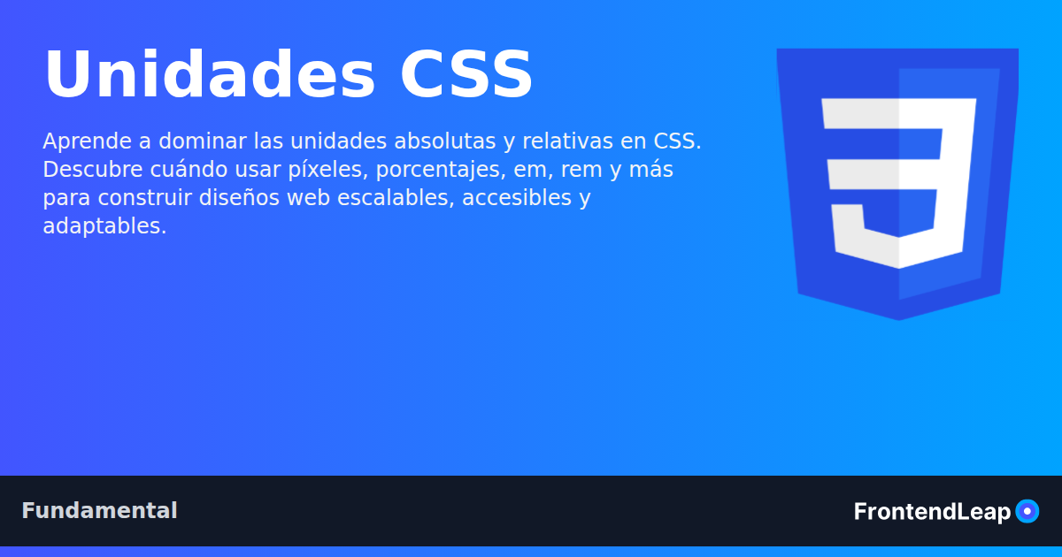 Unidades CSS